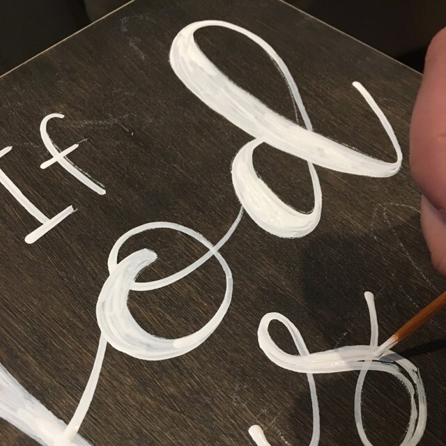 Hand painted wooden signs with farmhouse vintage by WoodfairySigns