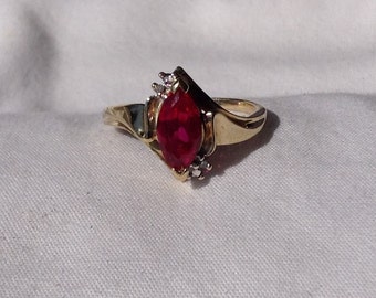 Ruby ring | Etsy