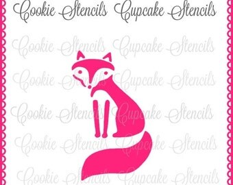 Fox stencil | Etsy