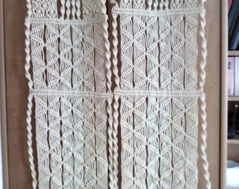 Rideaux macramé | Etsy