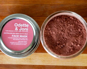 Red face mask | Etsy