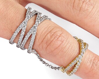 Full finger ring | Etsy