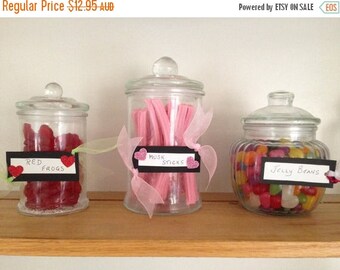 Candy jar labels | Etsy