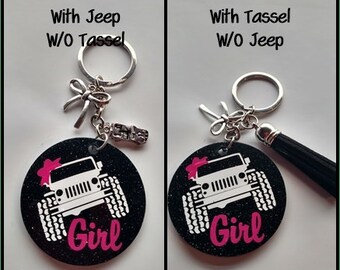 Jeep key chain | Etsy