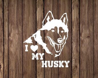 Husky sticker | Etsy