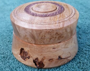 Lathe turned box | Etsy