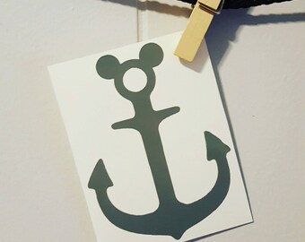Mickey anchor | Etsy