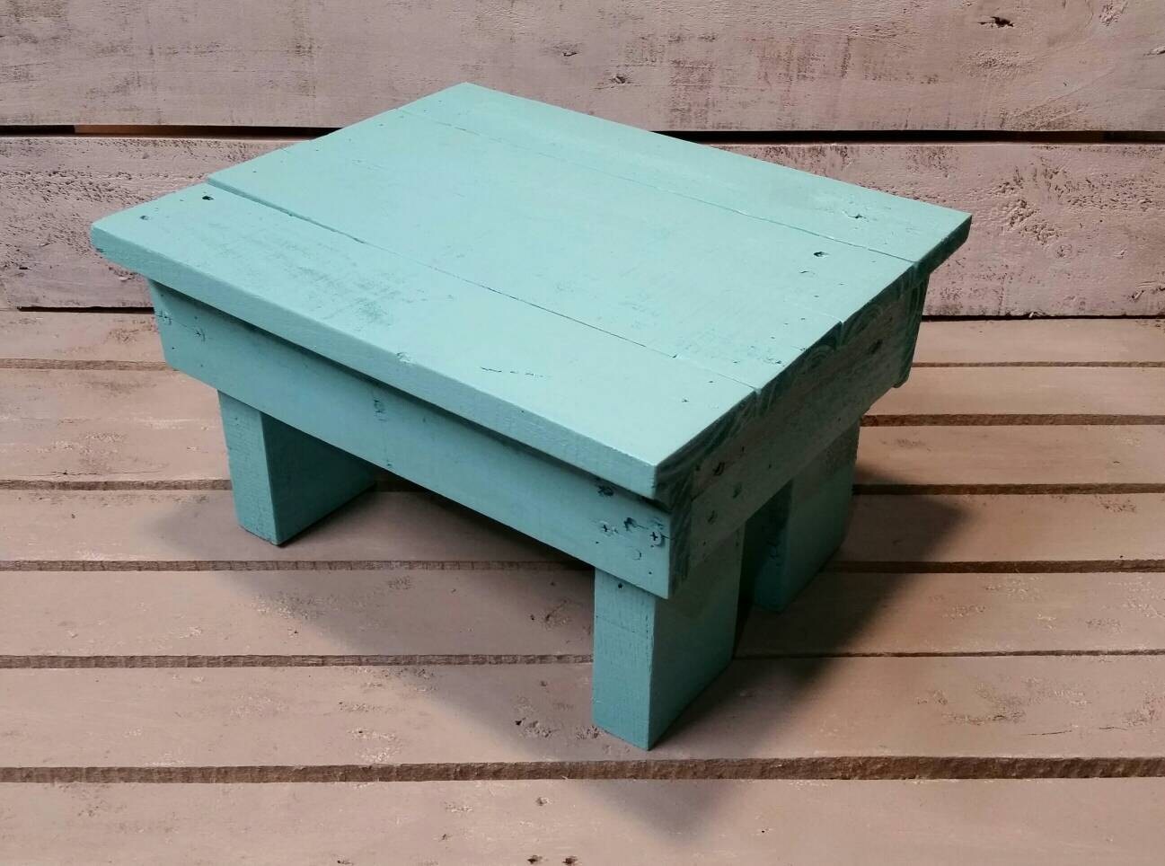 Wooden Step Stool-Reclaimed Step Stool-Handmade Step