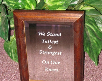 Mirrored plaque | Etsy