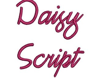 Daisy font | Etsy