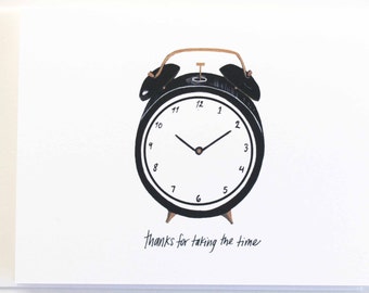Clock thank you | Etsy