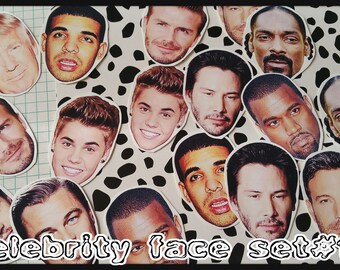 Celebrity stickers | Etsy