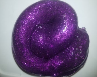 Purple glitter slime | Etsy