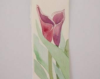 Calla lily painting | Etsy