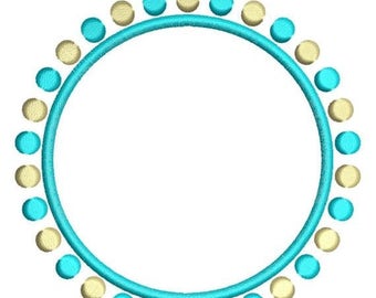 Circle dot frame | Etsy