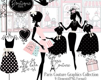 French clipart | Etsy