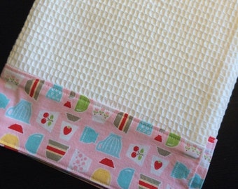 Waffle linen fabric | Etsy