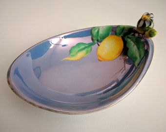 Blue lusterware | Etsy