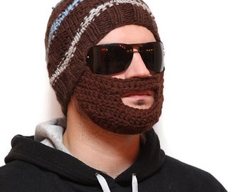 Items similar to For that red head Beard hat Beard Beanie Wild Man ...