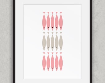 Vintage fish poster | Etsy