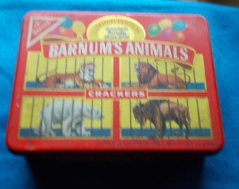 Animal cracker tin | Etsy