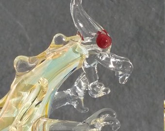 Blown glass dragon | Etsy