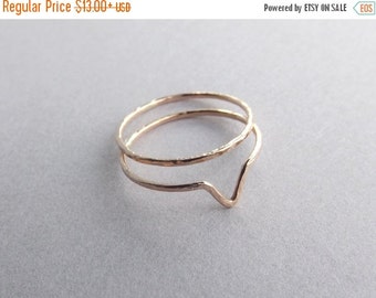 Rose gold toe ring | Etsy