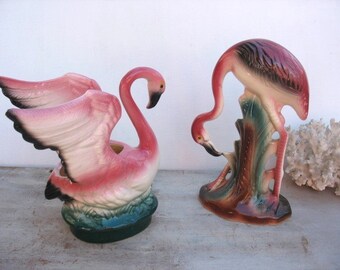 Ceramic flamingo | Etsy