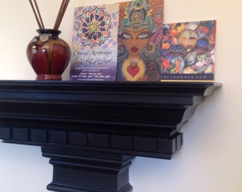 Crown molding mantel | Etsy