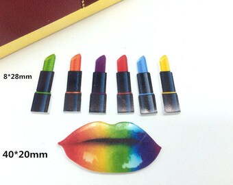 Rainbow lipstick | Etsy