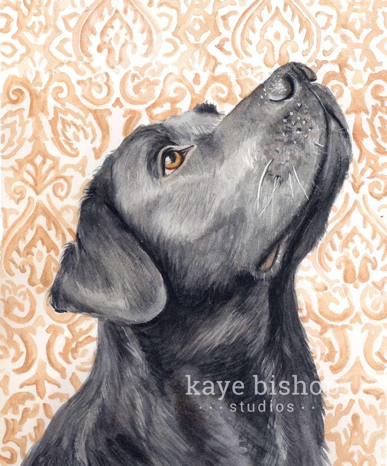 Black Lab Painting Black Lab Painting Black Lab Watercolor