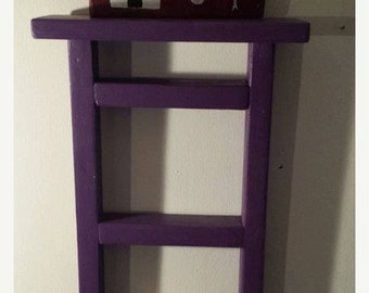 Wooden ladder shelf | Etsy