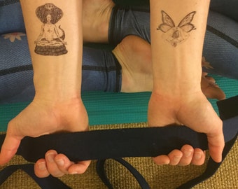 Yoga tattoo | Etsy