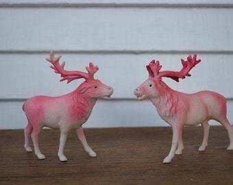 Plastic reindeer | Etsy