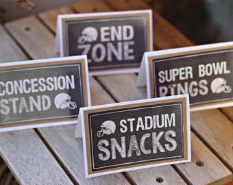 Football labels | Etsy