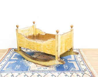 Wooden cradle | Etsy