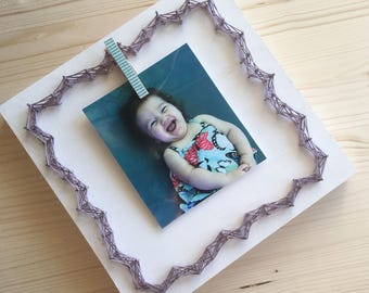 Clothespin frame | Etsy