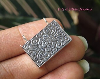 Rectangle locket | Etsy