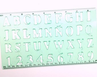 Ruler stencil | Etsy