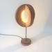 Small LED Log Light Table Lamp Desk Light Real Wooden Log