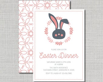 Easter dinner invite | Etsy