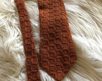 Crochet necktie | Etsy