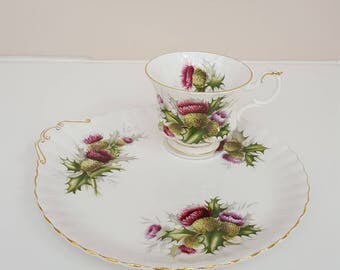 Thistle tea cup | Etsy