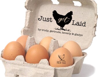Egg carton labels | Etsy
