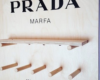 Wooden peg rack | Etsy