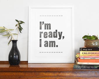 Letterpress poster | Etsy