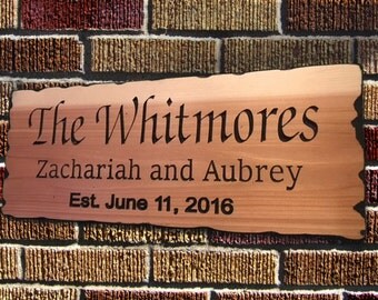 Routed wood signs | Etsy