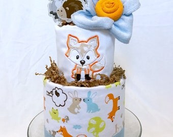 Fox diaper cake | Etsy