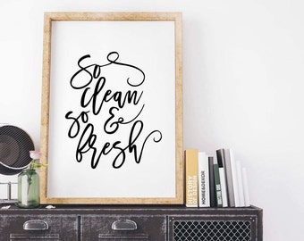 Funny bathroom art | Etsy