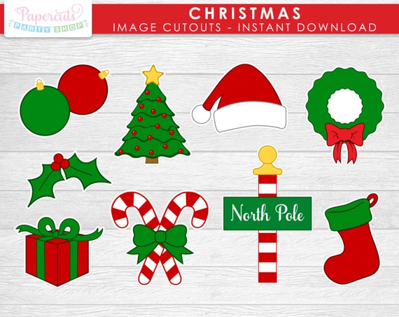 Christmas Theme Decoration Image Cutouts Merry Christmas